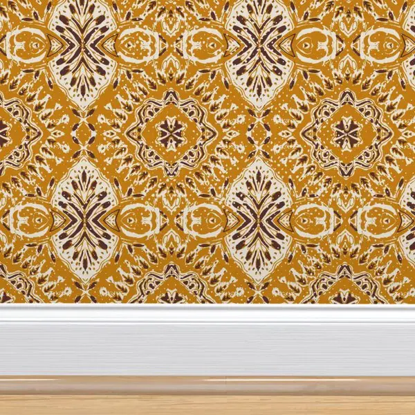 Spoonflower Macha Ollie 100% Natural Sisal Grasscloth Wallcovering