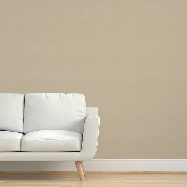 Spoonflower Beige Tan Plain Gingezel Solid 100% Natural Sisal Grasscloth Wallcovering - Tan,beige
