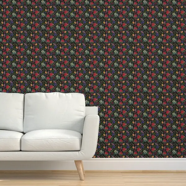 Spoonflower Australia Textured Small 100% Natural Sisal Grasscloth Wallcovering