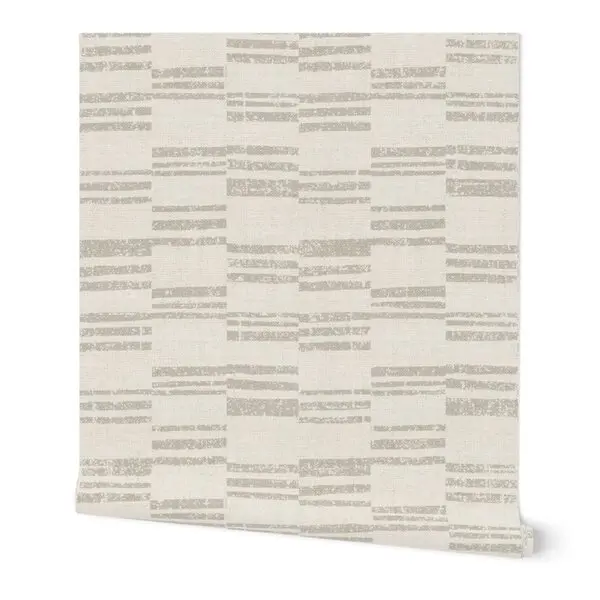 Spoonflower Aussi 100% Natural Sisal Grasscloth Wallcovering
