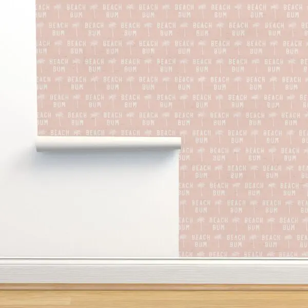 Spoonflower Beach Bum Soft Lad19 100% Natural Sisal Grasscloth Wallcovering