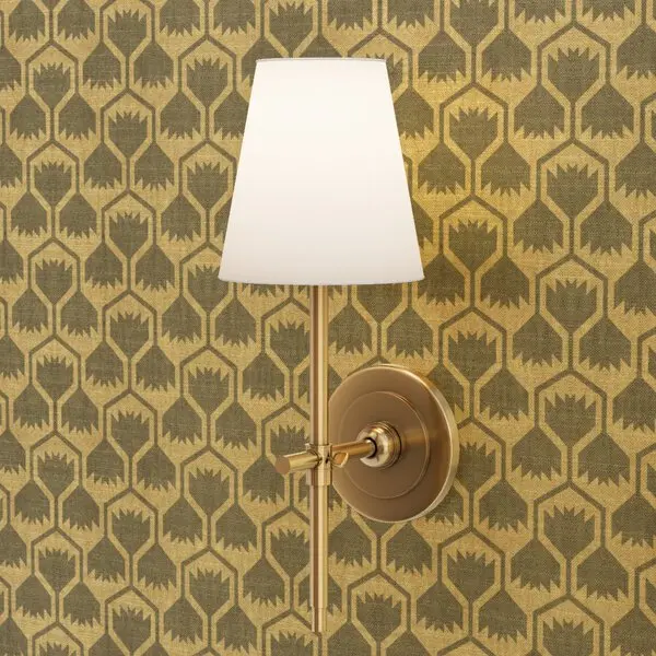Spoonflower Geometric Woven Geo Texture Linen Tribal 100% Natural Sisal Grasscloth Wallcovering