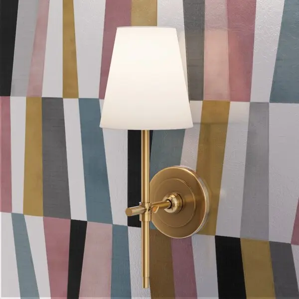 Spoonflower Pink Black White Geometric Abstract Stripes Rose Wallpaper