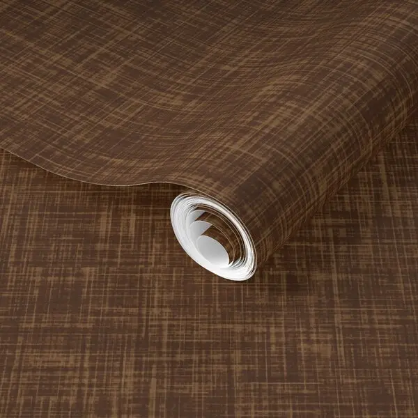 Spoonflower Nature Earth Tone Texture Look Custom Removable Wallpaper - Brown