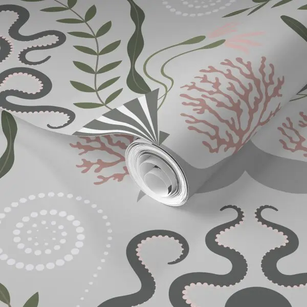 Spoonflower Victorian Custom Pre-pasted Wallpaper