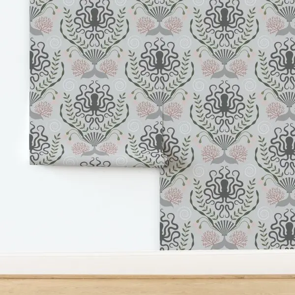 Spoonflower Victorian Custom Pre-pasted Wallpaper