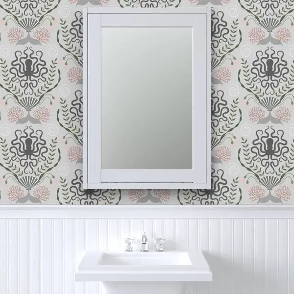 Spoonflower Victorian Custom Pre-pasted Wallpaper