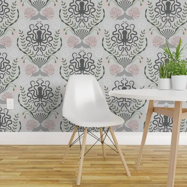 Spoonflower Victorian Custom Pre-pasted Wallpaper