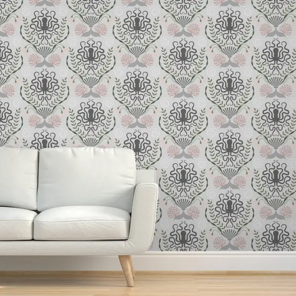 Spoonflower Victorian Custom Pre-pasted Wallpaper