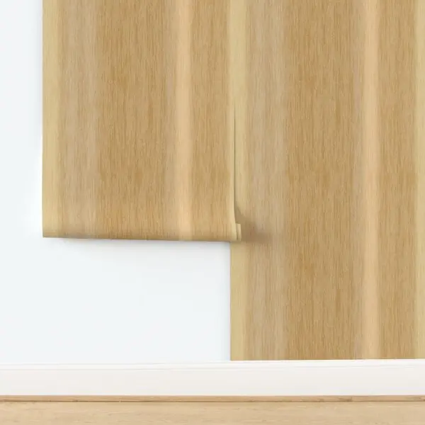 Spoonflower Wood Ash Woodgrain Monochromatic Custom Pre-pasted Wallpaper