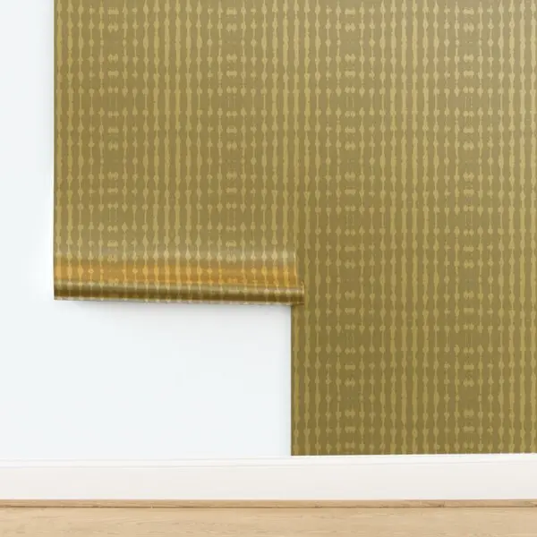 Spoonflower Stripe Modern Geometric Geo Texture Linen Boho 100% Natural Sisal Grasscloth Wallcovering