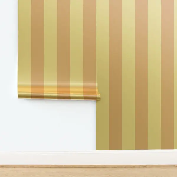 Spoonflower Spring Easter Vertical Stripes Cotton Candy Color Custom Pre-pasted Wallpaper