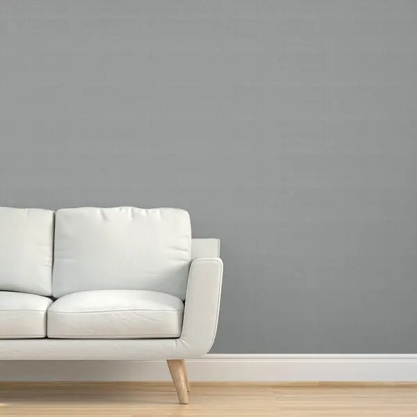 Spoonflower Grey Woven Solid Light Little Arrow Custom Removable Wallpaper
