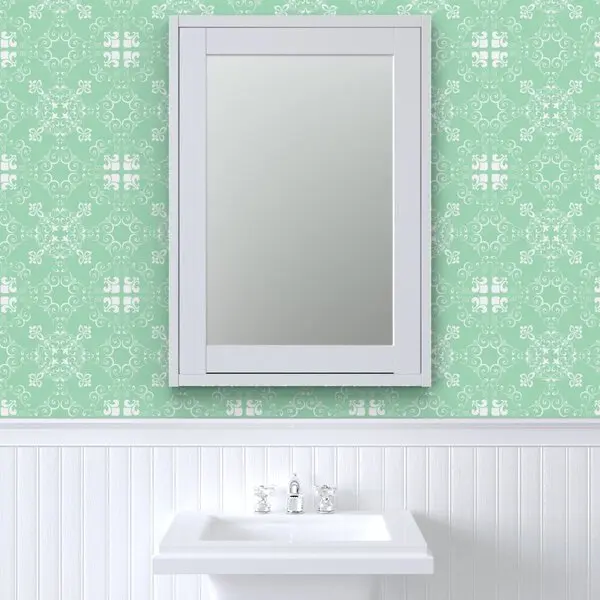 Spoonflower Moroccan Custom Removable Wallpaper