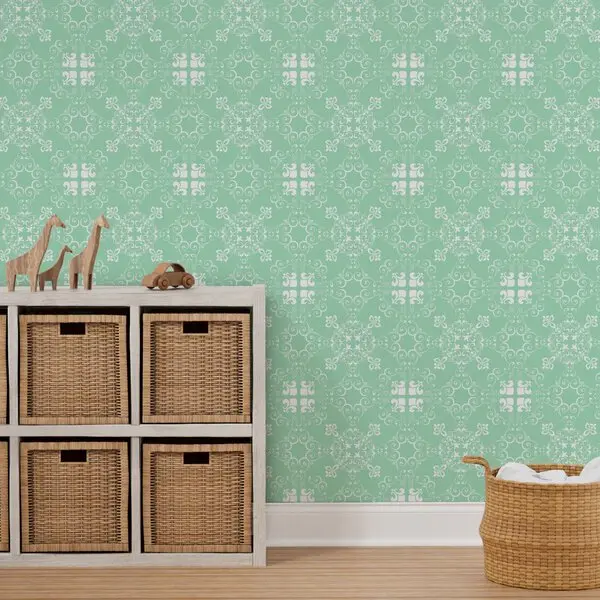 Spoonflower Moroccan Custom Removable Wallpaper