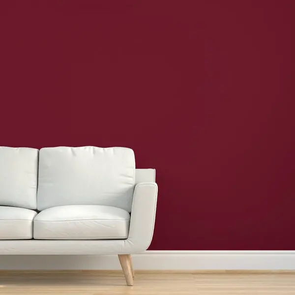 Spoonflower Burgundy Solid Wine Plain Custom Removable Wallpaper - Red