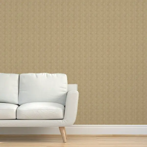 Spoonflower Memphis Sand Small 100% Natural Sisal Grasscloth Wallcovering