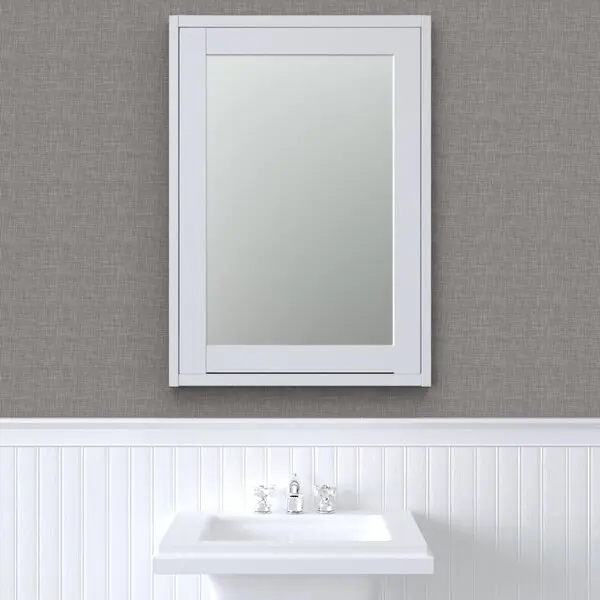 Spoonflower Grey Charcoal Ash Texture Solid Custom Removable Wallpaper - Gray