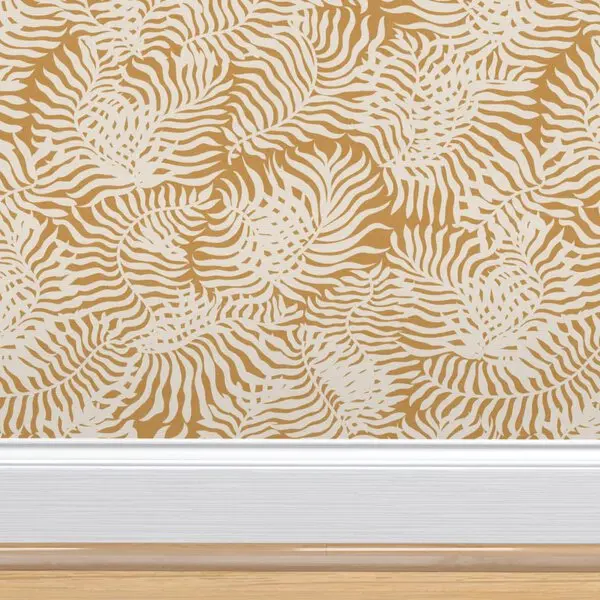 Spoonflower Boho Safari Collection No. 002 Large 100% Natural Sisal Grasscloth Wallcovering - Brown
