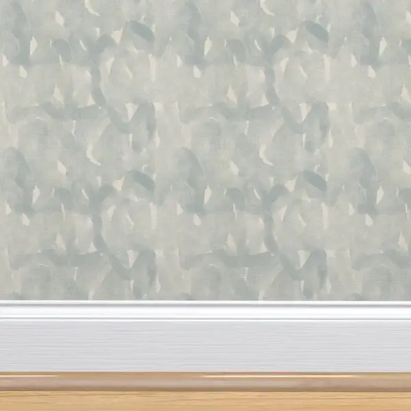 Spoonflower Watercolor Doodles 100% Natural Sisal Grasscloth Wallcovering