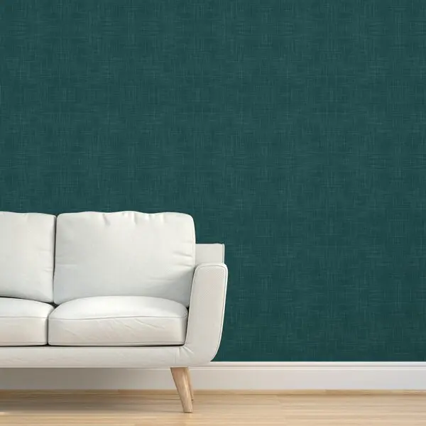 Spoonflower Bohemian Dark Texture On Textured 100% Natural Sisal Grasscloth Wallcovering