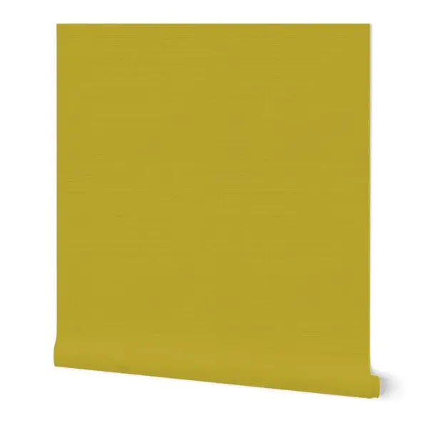 Spoonflower Mid Mod Chartreuse Solid 100% Natural Sisal Grasscloth Wallcovering