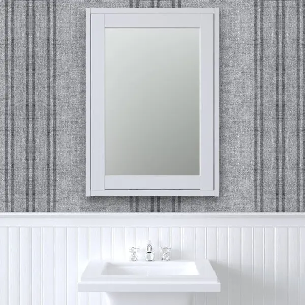 Spoonflower Aegean Stripe Custom Pre-pasted Wallpaper