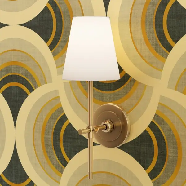 Spoonflower Vintage Retro Geometric Abstract Wallpaper Art Wallpaper