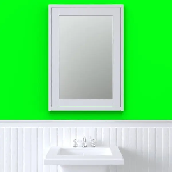 Spoonflower Coordinate Solid Neon Color Acid Traditional Wallpaper - Green
