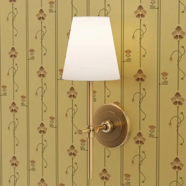 Spoonflower Flower Stripes Deco Soft Muted Craftsman Arts And Custom Pre-pasted Wallpaper