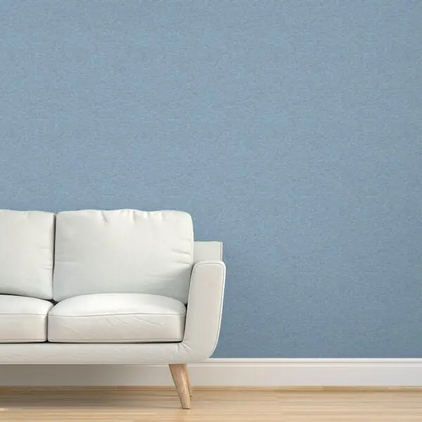 Spoonflower Steel Solid Carolina Air Force Traditional Wallpaper - Blue
