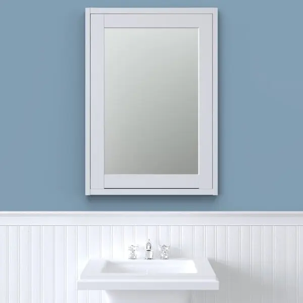 Spoonflower French Dusty Solid Plain Traditional Wallpaper - Blue