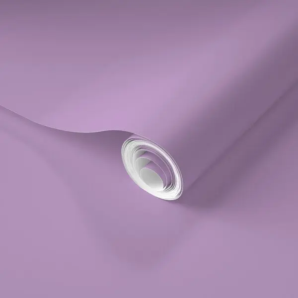 Spoonflower Solid Lavender Miami Vice Traditional Wallpaper