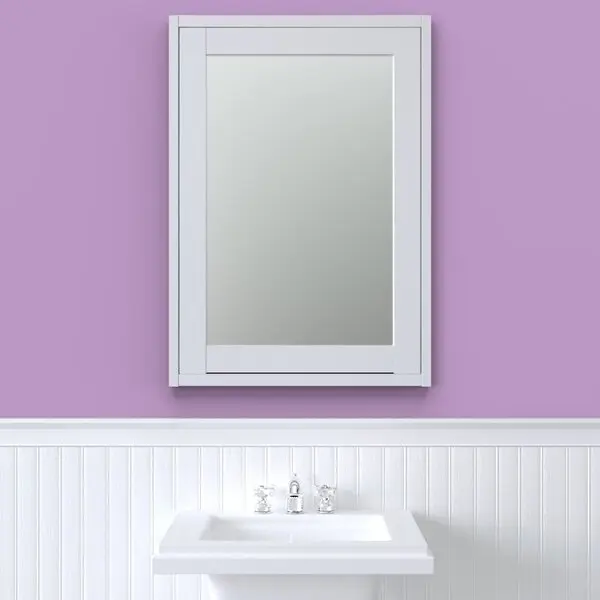 Spoonflower Solid Lavender Miami Vice Traditional Wallpaper