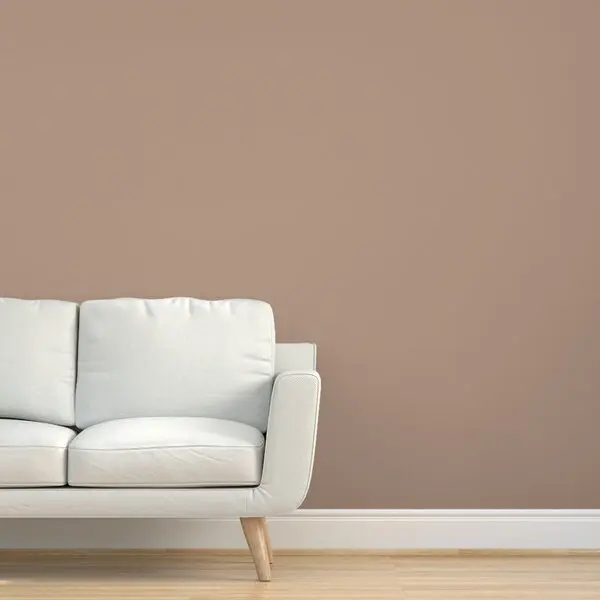 Spoonflower Taupe Fawn Warm Custom Pre-pasted Wallpaper