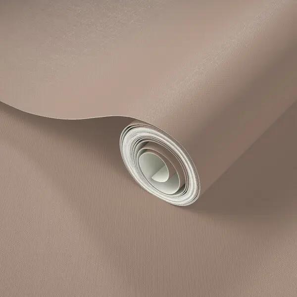 Spoonflower Taupe Fawn Warm Custom Pre-pasted Wallpaper - Brown