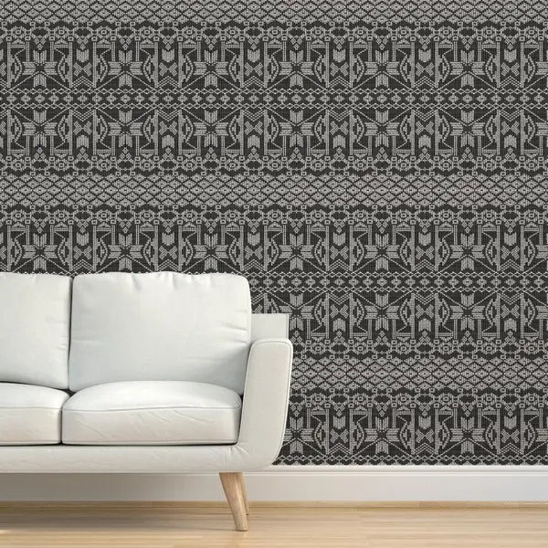 Spoonflower Nordic 100% Natural Sisal Grasscloth Wallcovering
