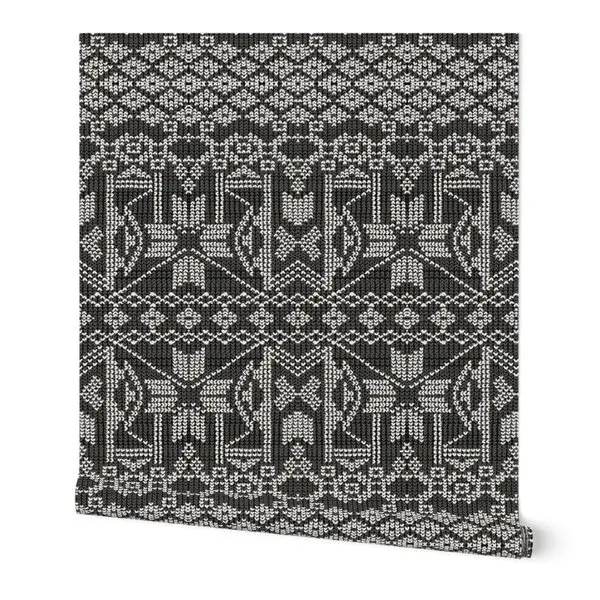 Spoonflower Nordic 100% Natural Sisal Grasscloth Wallcovering