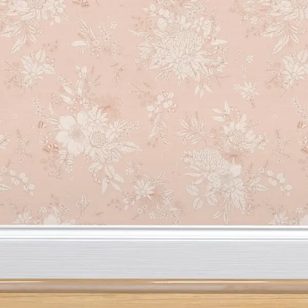 Spoonflower Bushland Serenity 100% Natural Sisal Grasscloth Wallcovering