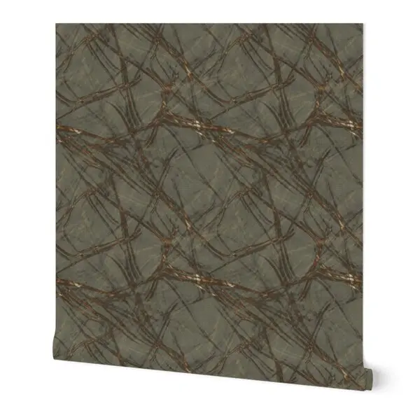 Spoonflower Wispy Taupe 100% Natural Sisal Grasscloth Wallcovering