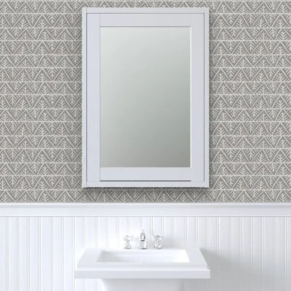 Spoonflower Mudcloth Boho Geometric Africa Inspired Custom Pre-pasted Wallpaper