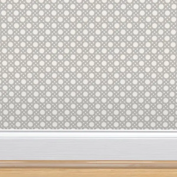 Spoonflower Octagon Polygon Weave Moroccan Islamic Arabic 100% Natural Sisal Grasscloth Wallcovering