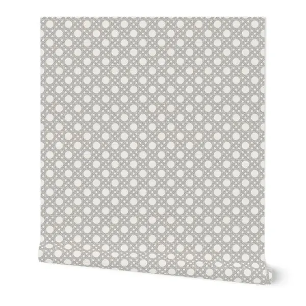Spoonflower Octagon Polygon Weave Moroccan Islamic Arabic 100% Natural Sisal Grasscloth Wallcovering