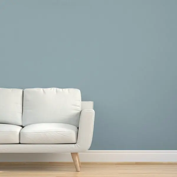 Spoonflower Texture Magnolia Custom Pre-pasted Wallpaper - Blue