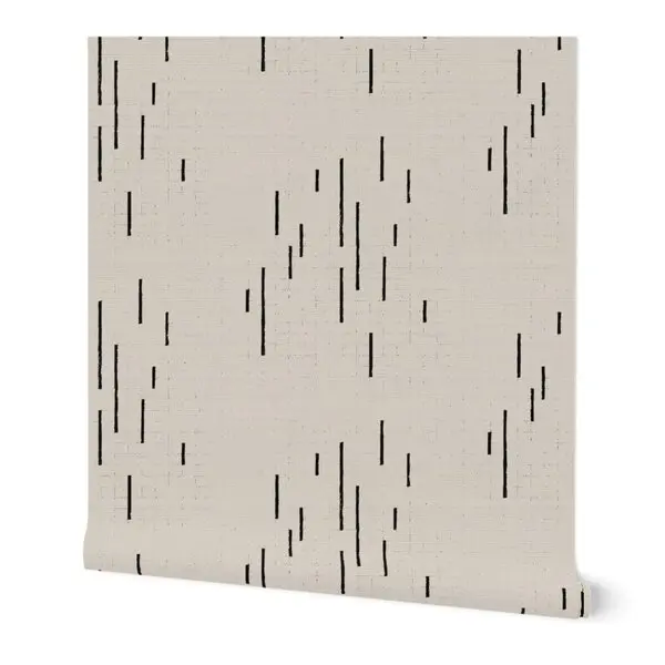 Spoonflower No Maths Today 100% Natural Sisal Grasscloth Wallcovering