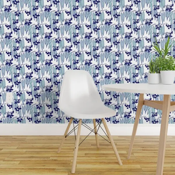 Spoonflower Gumnuts Australian Botanical Custom Removable Wallpaper