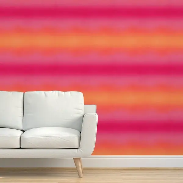 Spoonflower Ombre Dusk 100% Natural Sisal Grasscloth Wallcovering