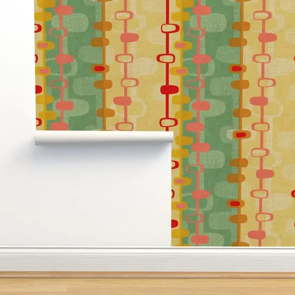 Spoonflower Cast Your Fate Jumbo 100% Natural Sisal Grasscloth Wallcovering