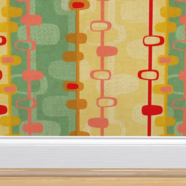 Spoonflower Cast Your Fate Jumbo 100% Natural Sisal Grasscloth Wallcovering