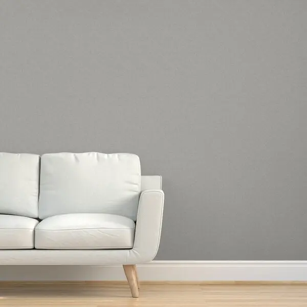 Spoonflower Solid Modern Custom Removable Wallpaper - Gray